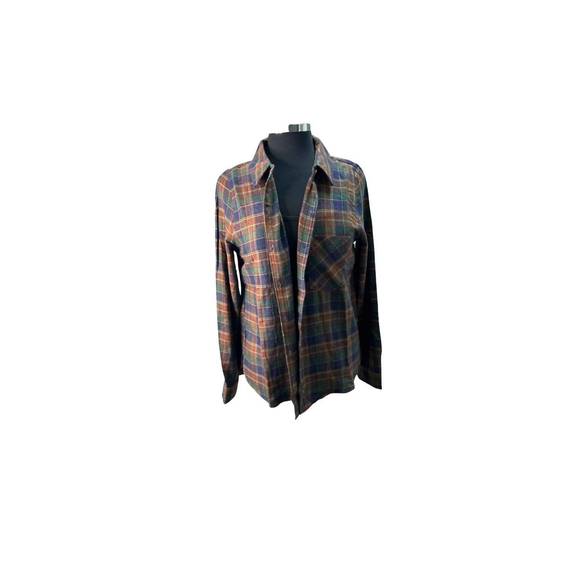 P.S. Kate | Tops | New Ps Kate Long Sleeves Flannel In Multi | Poshmark